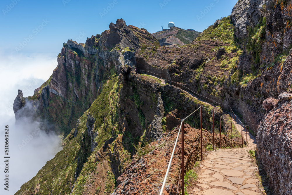 Krajobraz Madery - szlak na Pico Ruivo Stock Photo | Adobe Stock