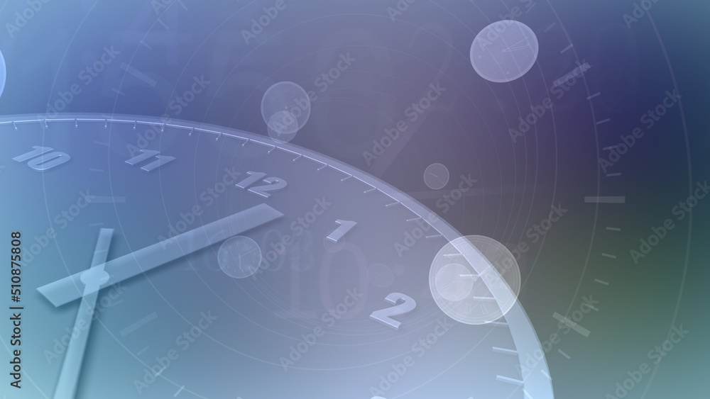 Time flow images with analog clock Background. Stock Illustration ...