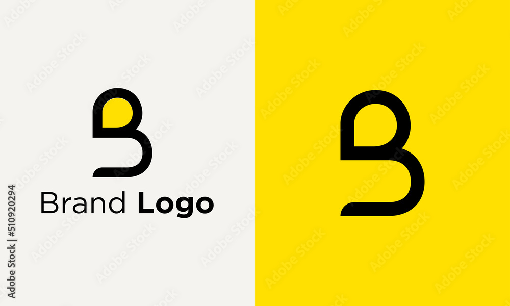 Superior Vector B Brand Logo in two color variations. Beautiful ...