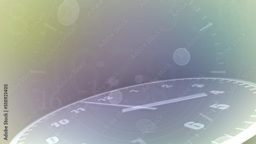 Time flow images with analog clock Background. Stock Illustration ...