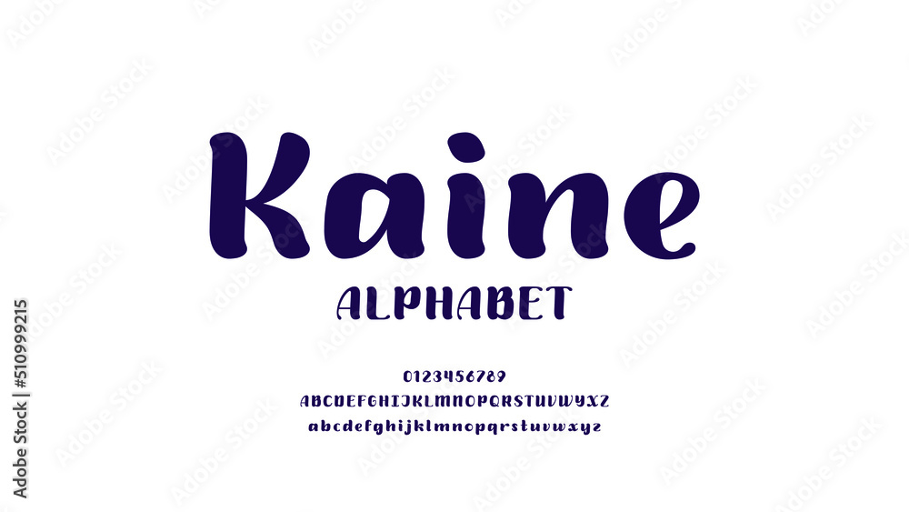 Vector de Stock Stylish elegant vector composite vector font. Set of ...