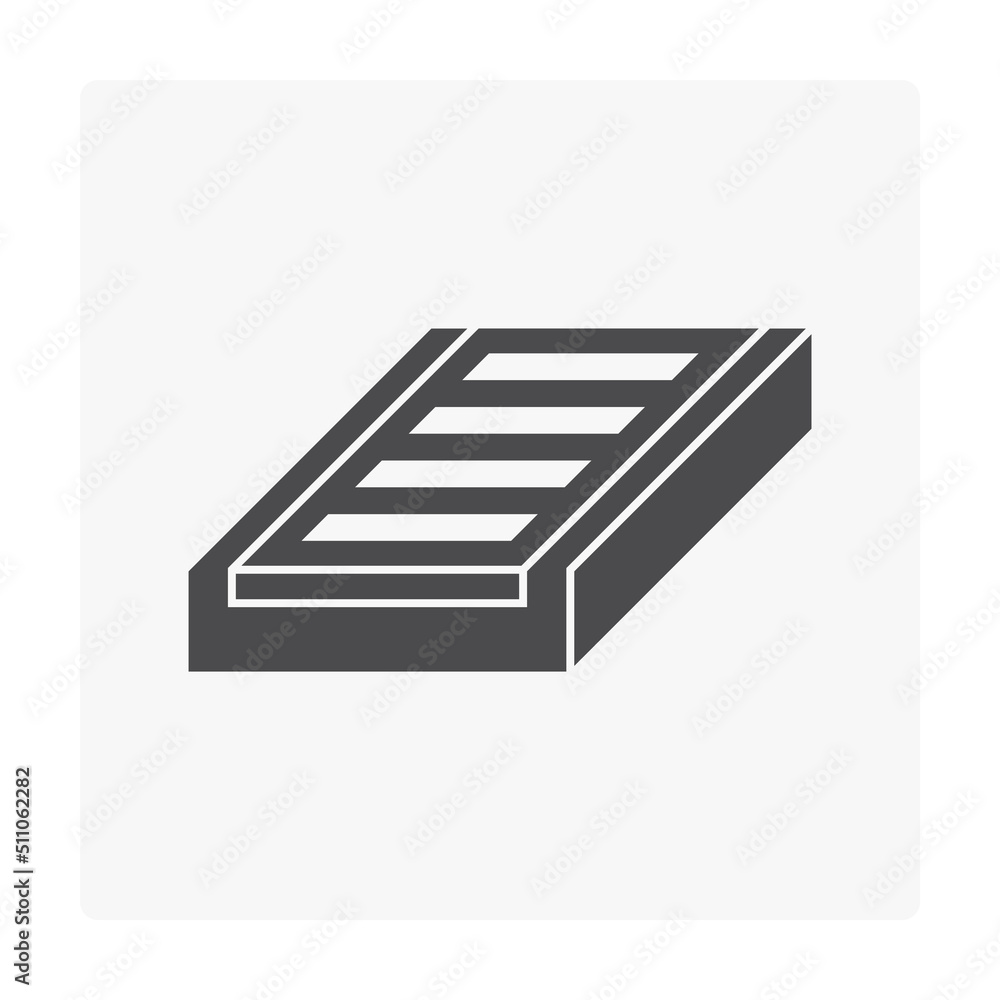 Grating or gutter guard vector icon for rainwater, stormwater drainage ...