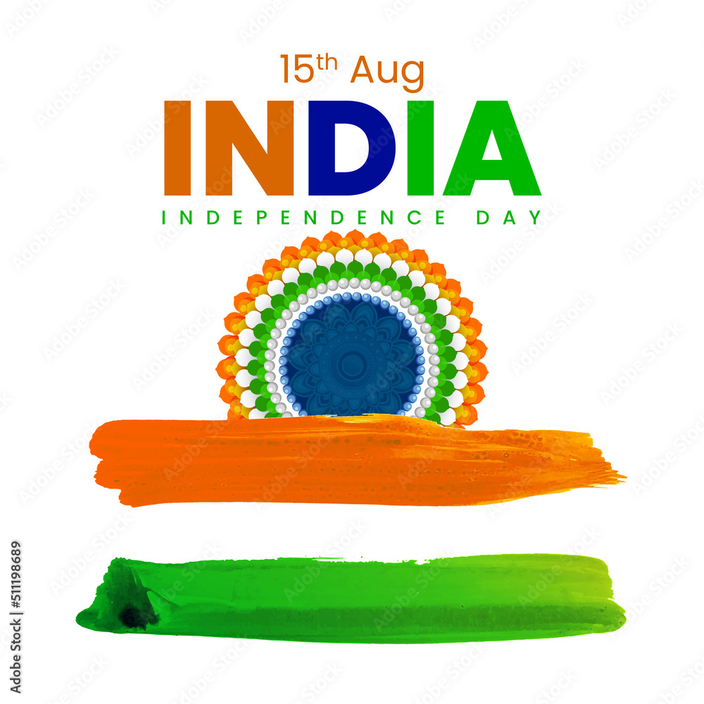 Ilustrace Indian Independence Day 15 August National Poster Social ...