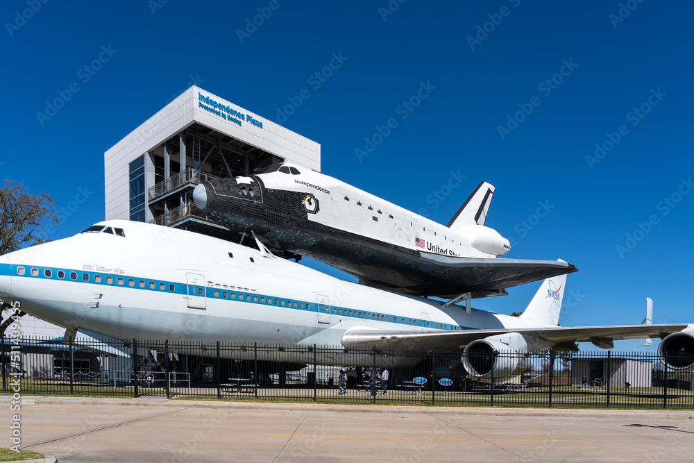 Foto de Stock Houston, Texas, USA - March 12, 2022: Boeing 747-123 ...