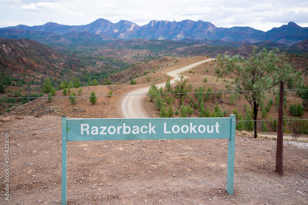 Razorback Lookout in Ikara-Flinders Ranges National Park - Australia ...