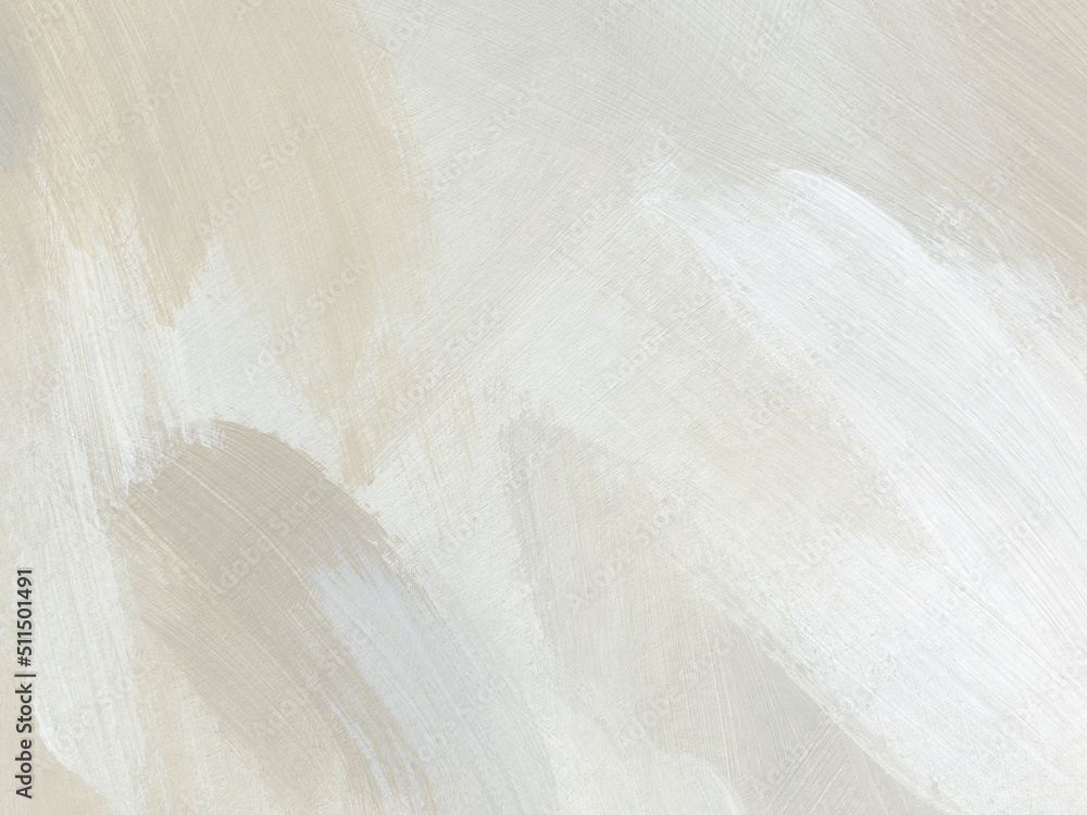 Abstract neutral art background with paint brush strokes. Hand painted ...