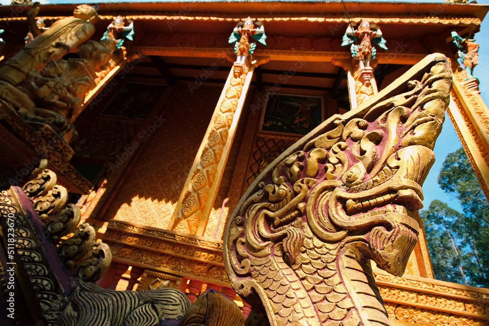 Chua Khmer Phu Ly or Chùa Khmer Phù Ly, a Khmer Temple in Vinh Long ...