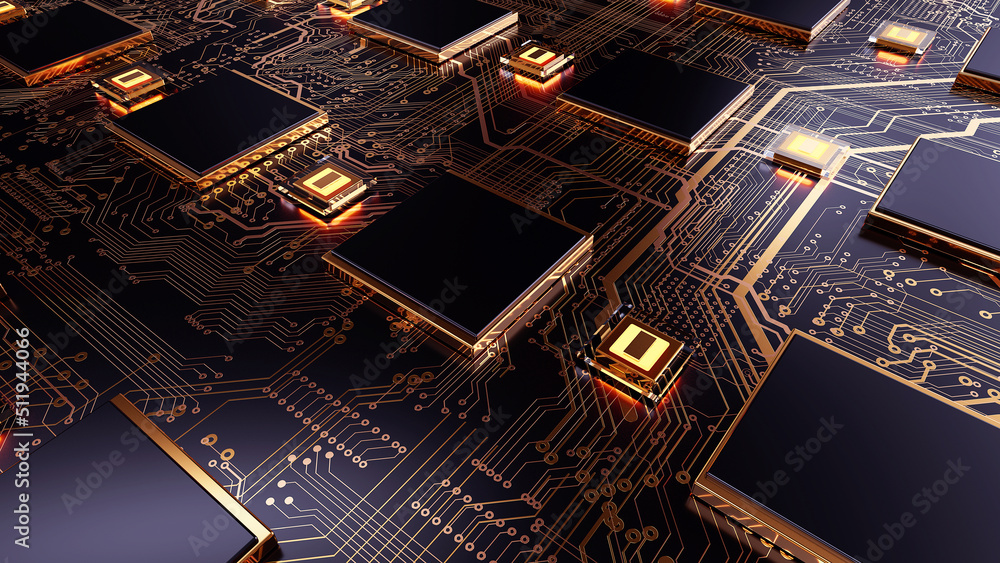 Technology background/Technology background of the abstract computer ...