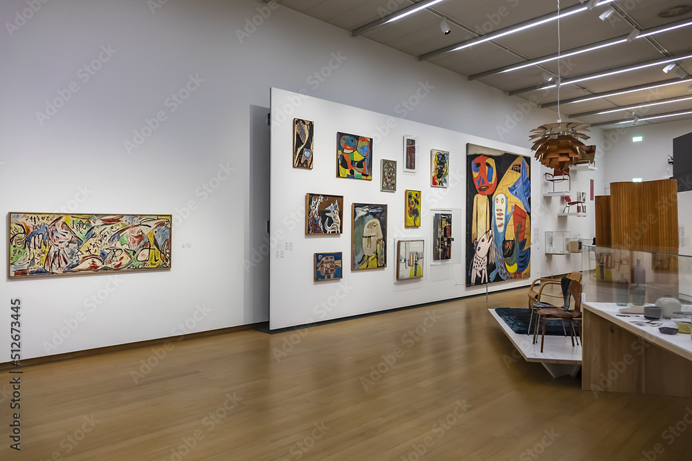 Foto de Stock Interior of Stedelijk Museum: “STEDELIJK BASE ...