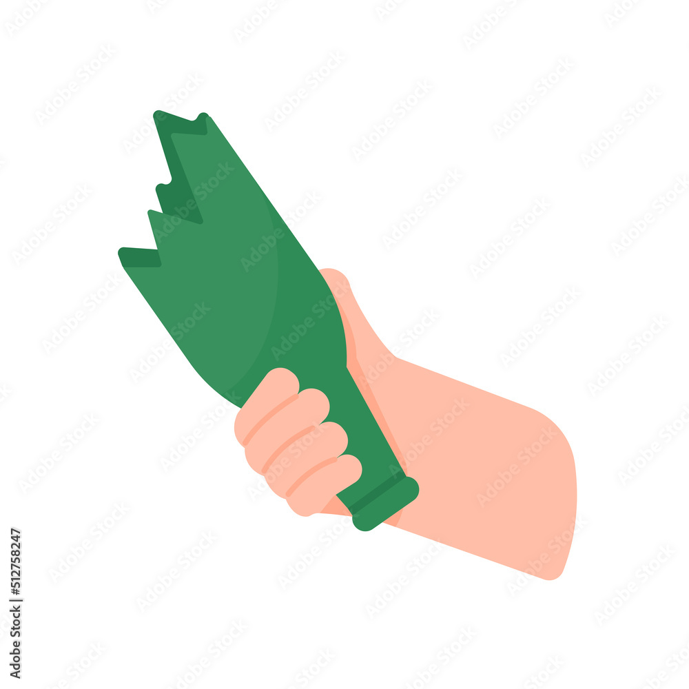 A knife weapon. The weapon of a robber in a murder case. Stock Vector ...