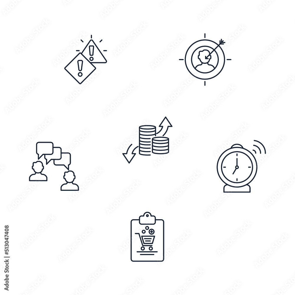 project management icons set . project management pack symbol vector ...