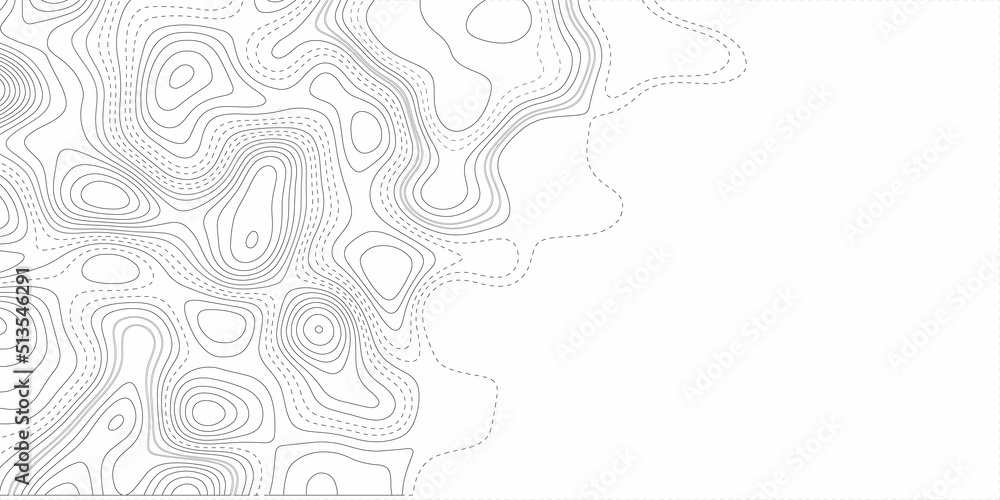 Topography map background. White wave paper curved reliefs abstract ...
