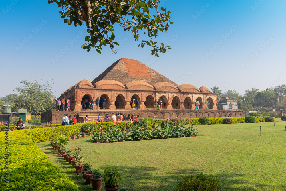 BISHNUPUR,WEST BENGAL,INDIA - DECEMBER 26TH,2015 : Rasmancha, oldest ...