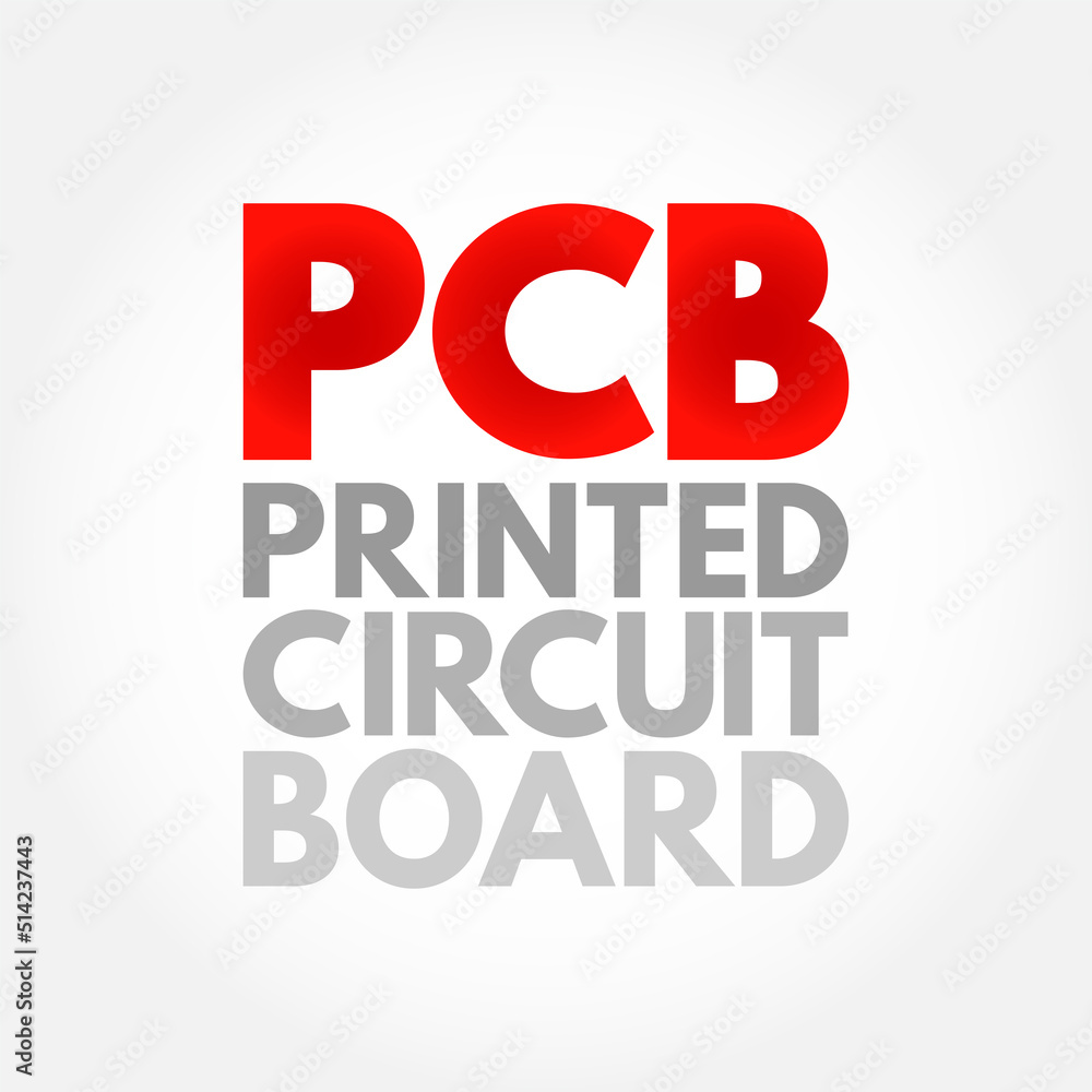 PCB Printed Circuit Board - laminated sandwich structure of conductive ...