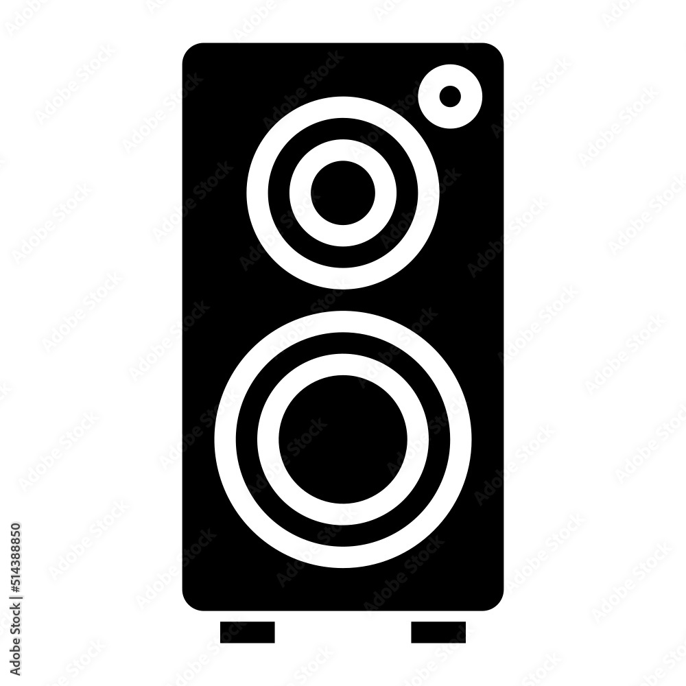 Isolated Computer Peripheral Glyph Icons SVG Free Vector Graphic Stock ...