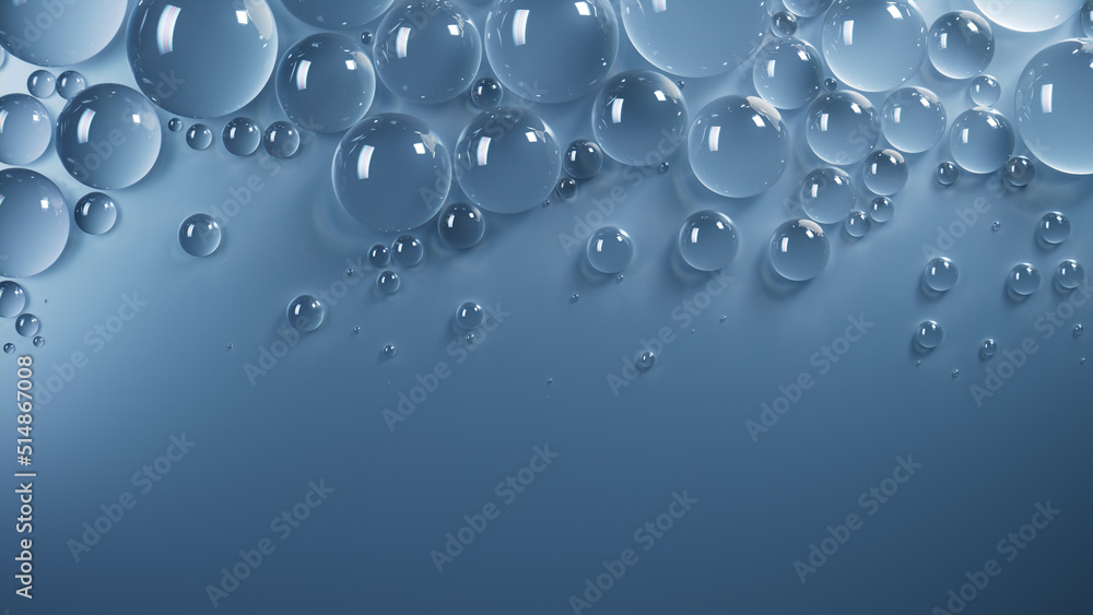 Blue Condensation Drops Background. Stock Illustration | Adobe Stock