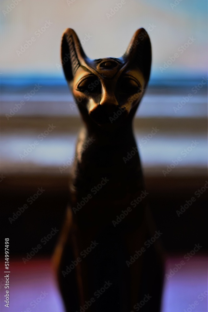 Bast the ancient Egyptian goddess of joy Stock Photo | Adobe Stock