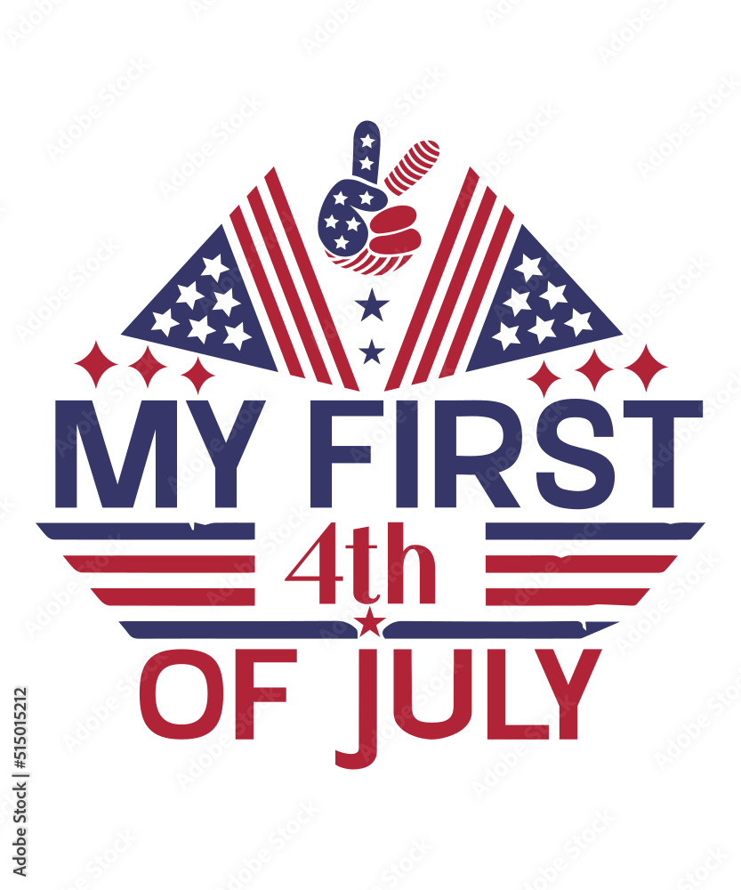 Стоковое векторное изображение «4th Of July Svg Bundle, fourth of July ...