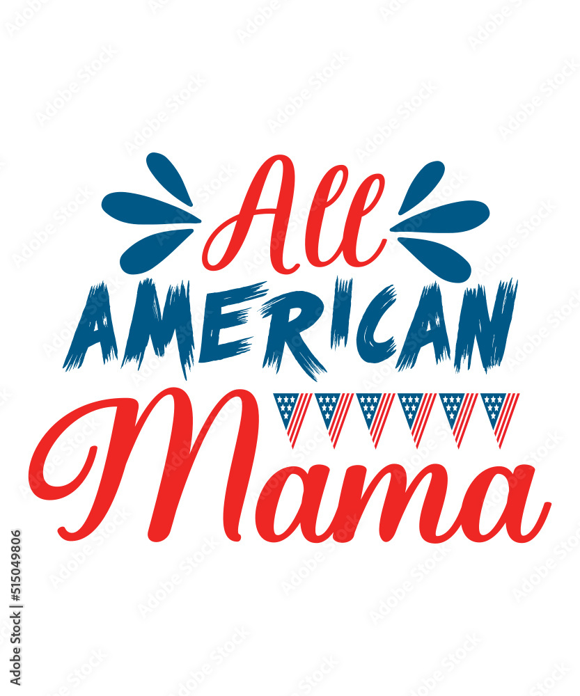 Vector de Stock 4th of July SVG Bundle SVG, Cricut File, USA Flag Svg ...