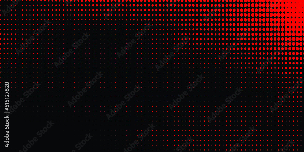 Red dot and black abstract background Stock Vector | Adobe Stock
