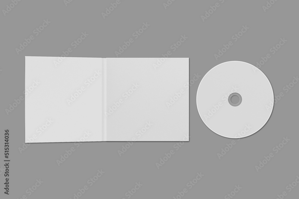 Blank CD and CD case mock up set. Clipping path included for easy selection. cd dvd cover album ...