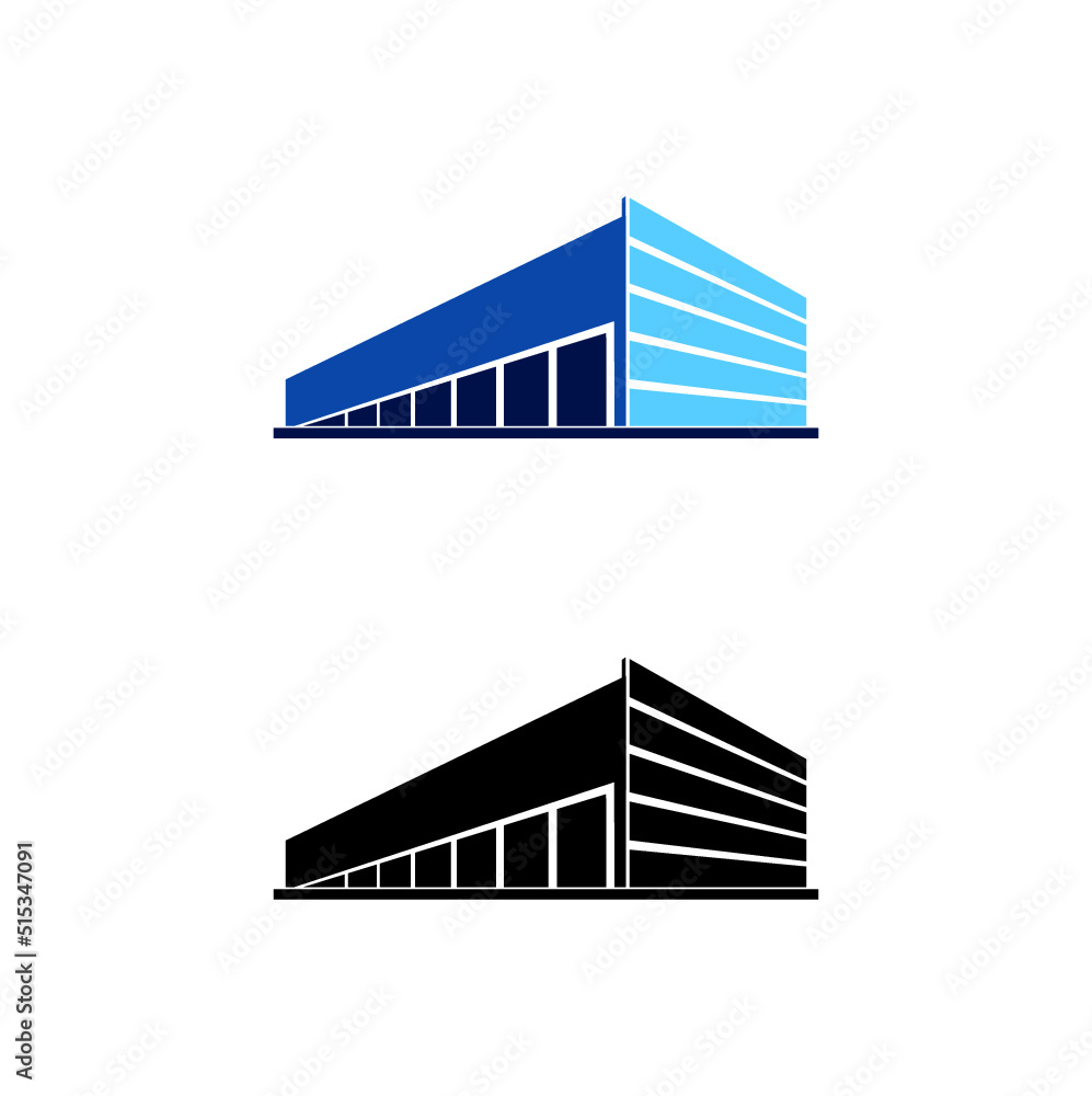 Building logistic logo vector Stock Vector | Adobe Stock