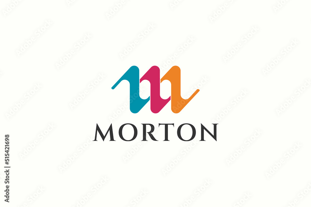 Letter M logo design concept. Elegant vector logo template Stock Vector ...