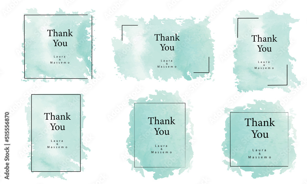 Watercolor splash frame vector Stock Vector | Adobe Stock