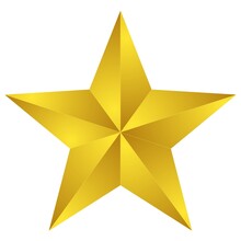 Geometric Gold Star Free Stock Photo - Public Domain Pictures