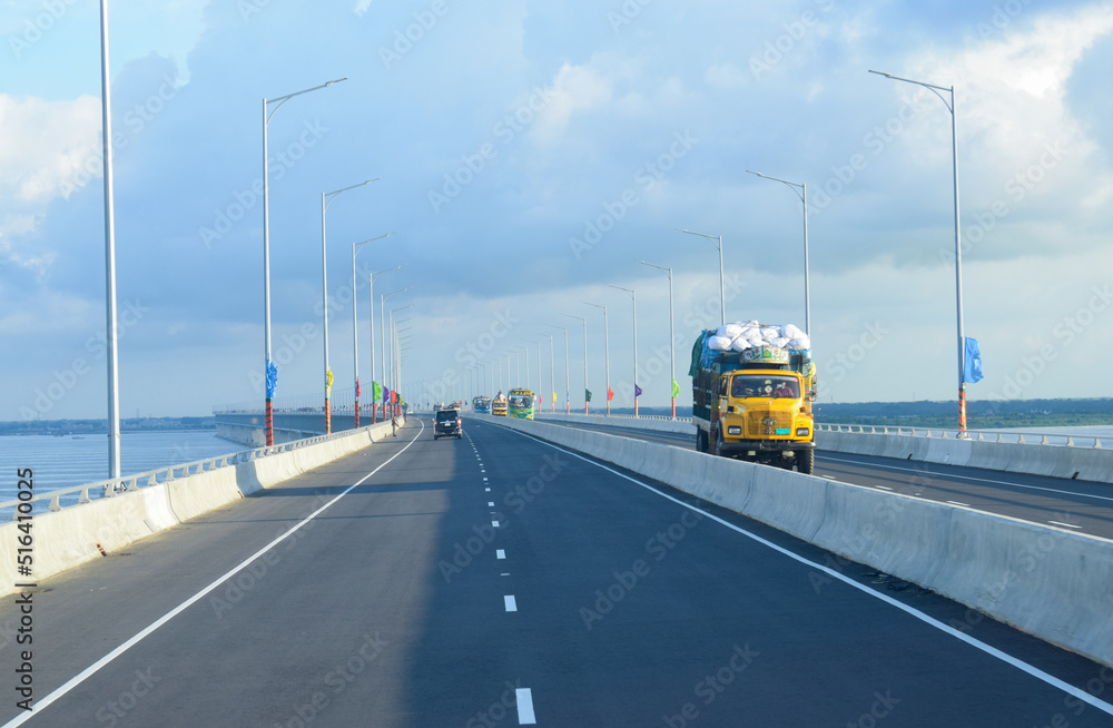 Padma Setu, Padma Bridge,Padma River, Bangladeshi Mega-structure Stock ...
