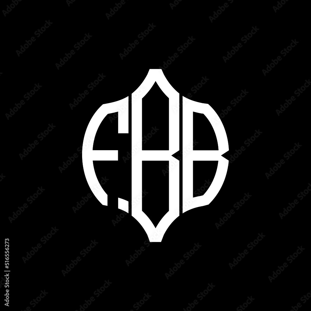 FBB letter logo. FBB best black background vector image. FBB Monogram ...