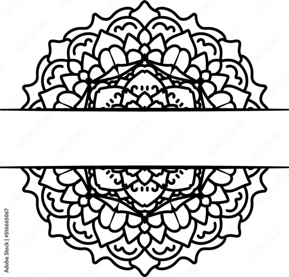 Get crafting with this Mandala Wreath Monogram Split and Heart Arrow ...