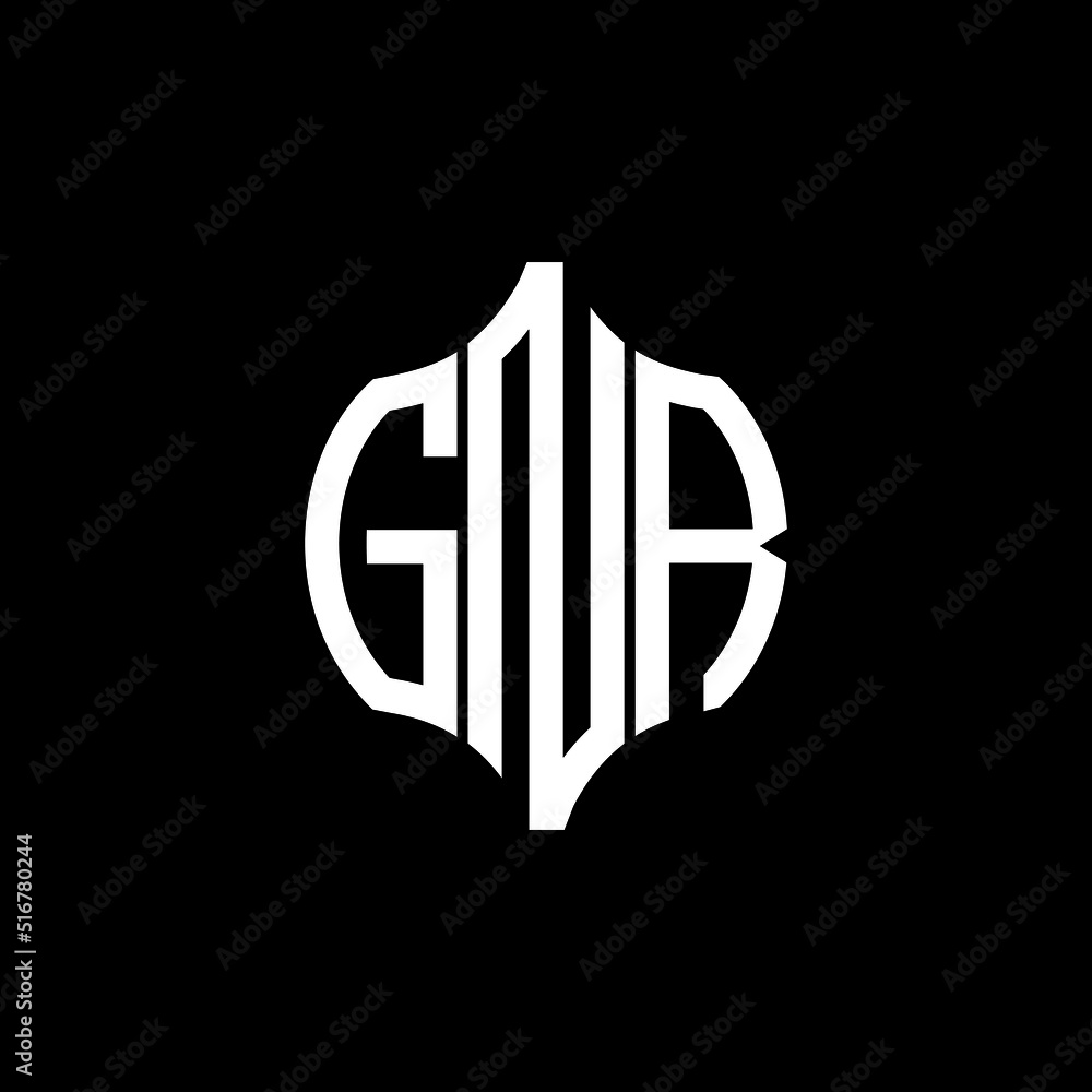GNR letter logo. GNR best black background vector image. GNR Monogram ...