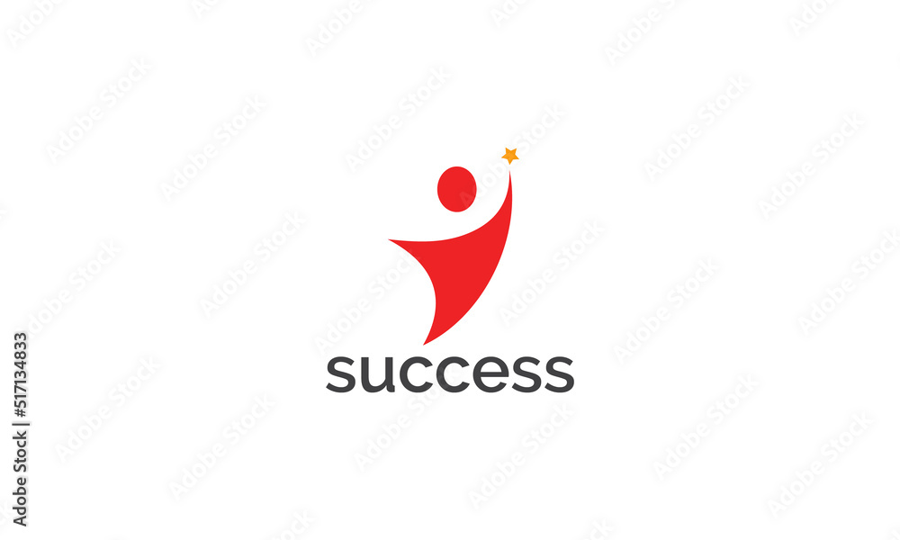 success logo design vector templet, Stock Vector | Adobe Stock