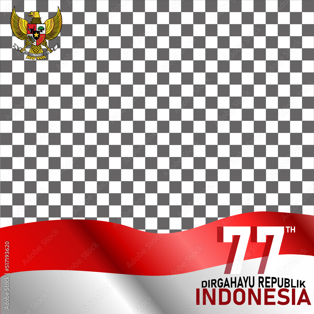 hut ri background design, vector illustration, dirgahayu ke 77 Stock ...