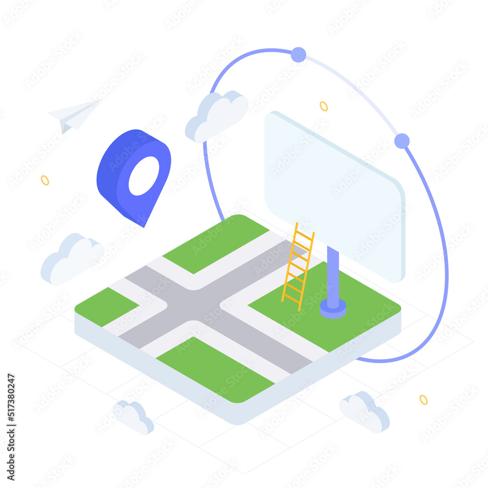 Vector de Stock Location, pin, map, city, gps, presentation ...