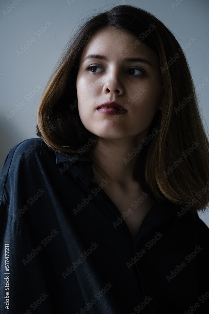 sensual woman undressing Stock Photo | Adobe Stock