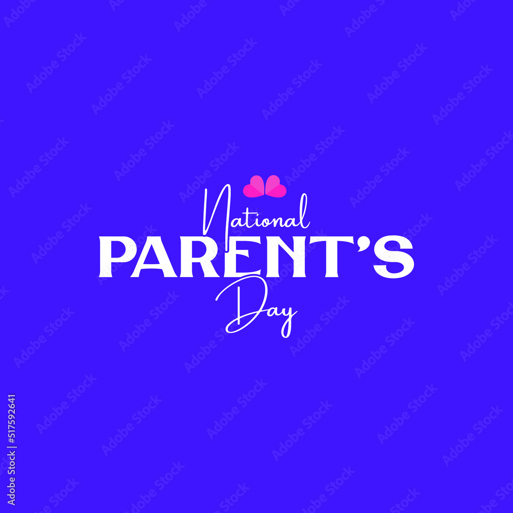 National Parents Day Vector Illustration Stock Vector | Adobe Stock