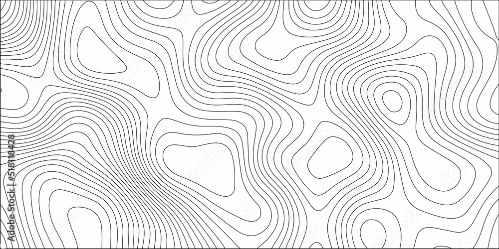 Retro topographic map. Geographic contour map. Abstract outline grid ...