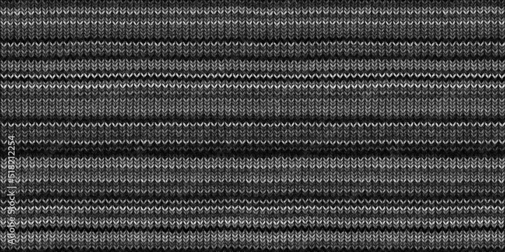Seamless horizontal stripe wool knit fabric background texture ...