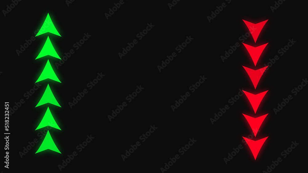 Loopable arrow background illustration. Arrow transition background ...