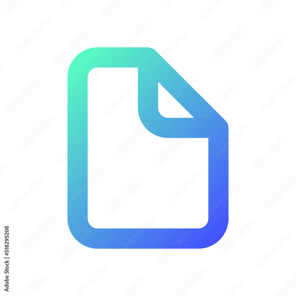 Vector de Stock File pixel perfect gradient linear ui icon. Desktop shortcut. Note taking ...