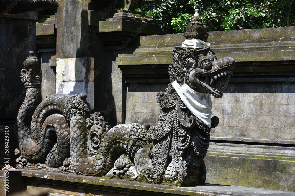 Dragon Statue at Tirta Empul Temple, Bali Stock Photo | Adobe Stock