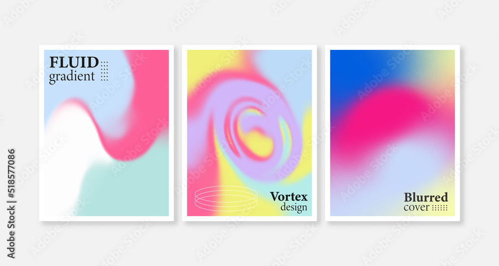 Vector de Stock Fluid liquid abstract gradient background vector ...