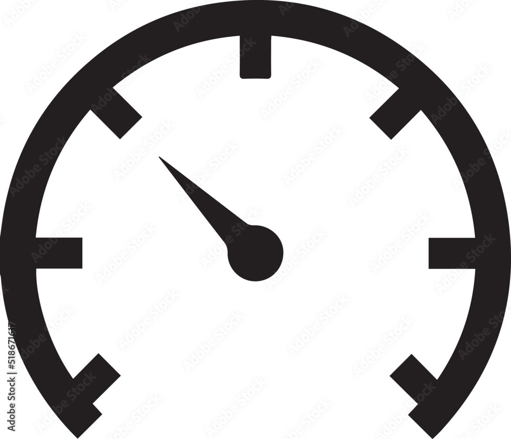Mph speedometer icon. indicator icons. Performance measurement. speed ...