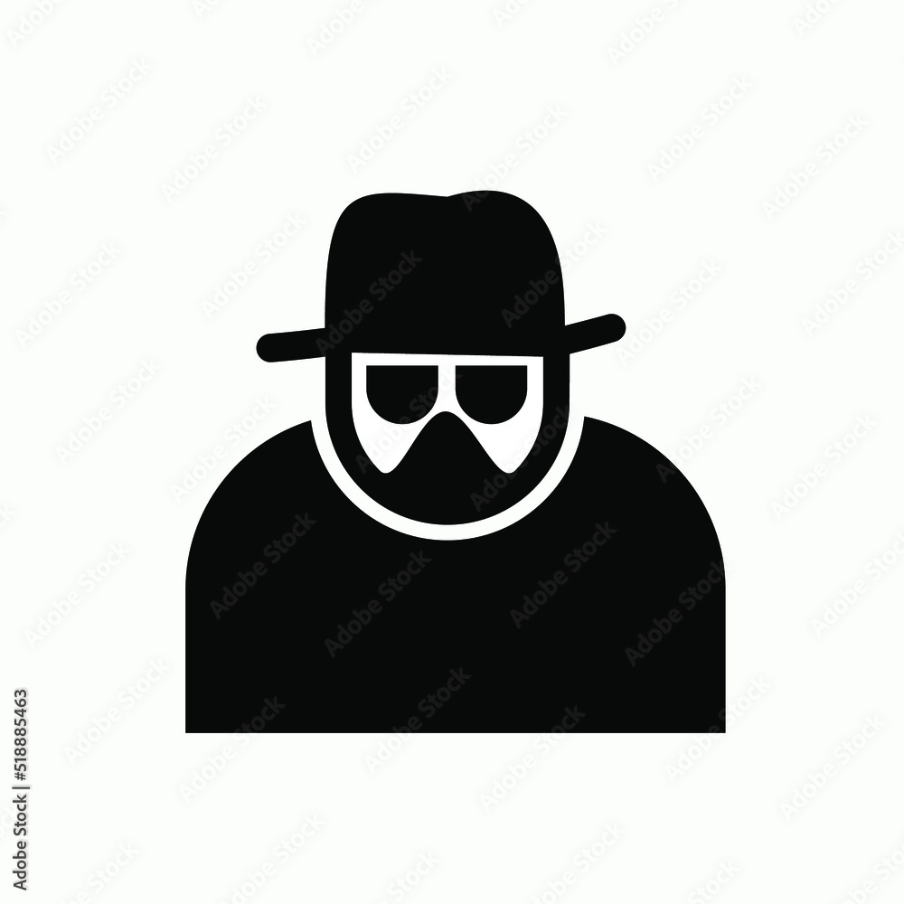Crime Movie Genre Icon. Entertainment Label Sign. Symbol & Logo ...