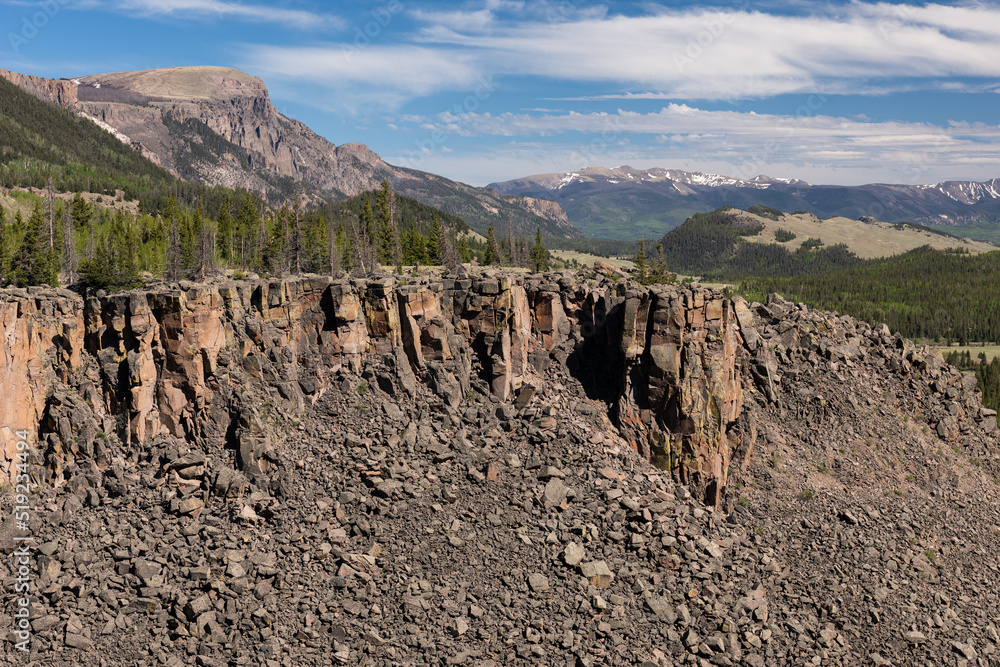 12,706 Foot Bristol Head Mountain is a prominent Landmark viewed from ...