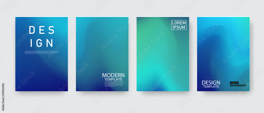Abstract mockup Pastel colorful gradient background A4 concept for your ...