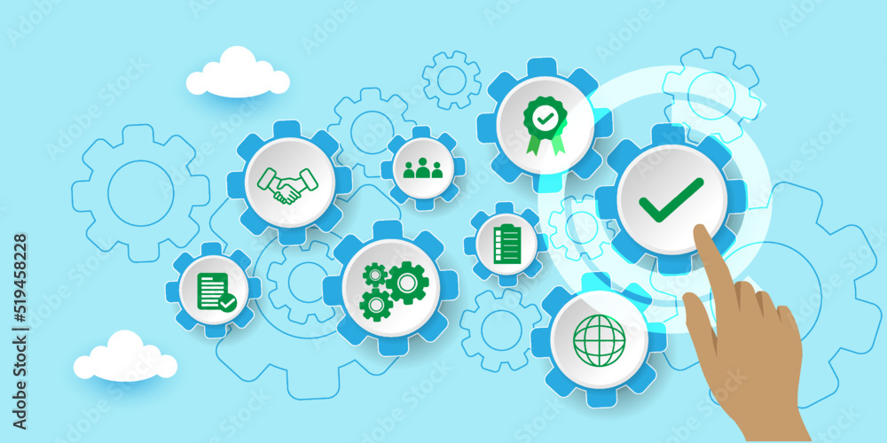 Quality management with (QA) Quality assurance, (QC)Quality control and ...