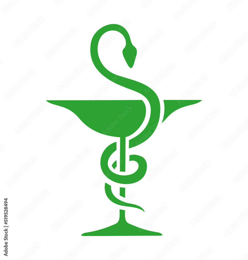 pharmacie caducée symbole logo Stock Vector | Adobe Stock